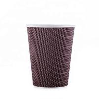 China Custom Disposable Plastic Cups 90mm Caliber for Ice Coffee Water with Embossing Sticker UV Coating for sale