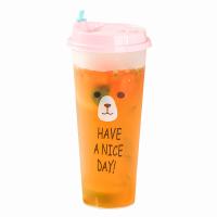 China Biodegradable Disposable Plastic Cups 90mm Clear Smooth Surface ODM OEM Custom for Hot Beverages for sale