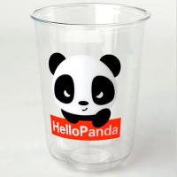 China Disposable Plastic Cups 90mm Caliber Food Grade for Hot and Cold Beverages Custom Printing for sale