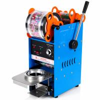 China Commercial Manual Cup Sealer 95mm Heavy Duty Bubble Tea Sealing Machine Stainless Steel 0-300C for sale