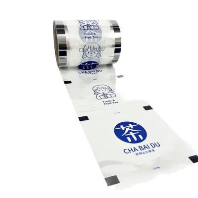 China Custom Printed Bubble Tea Sealing Film 95mm Universal Cup Sealer Roll 3000 Pcs for sale