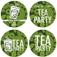 China Custom Printed Bubble Tea Sealing Film 95mm Universal Cup Sealer Roll 3000 Pcs for sale