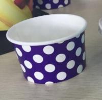 China Custom Printed Disposable Ice Cream Cups with Lids 3oz to 16oz PP Paper Frozen Dessert Containers for sale