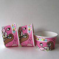 China Custom Printed Disposable Ice Cream Cups with Lids 3oz to 16oz PP Paper Frozen Dessert Containers for sale