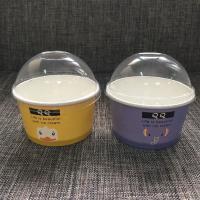 China Custom Printed Disposable Ice Cream Cups with Lids 3oz to 16oz PP Paper Frozen Dessert Containers for sale