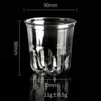 China Cute and Creative Cat Claw Cup Disposable Coffee Cup with Lid Transparent High Beauty Cold Drink Milk Tea Cup for sale