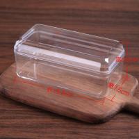 China PS Disposable Plastic Box Tiramisu Packaging Boxes Clear 1mm Thick Dessert Containers 200,500g Capacity for Matcha Milk Foam for sale