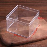 China PS Disposable Plastic Box Tiramisu Packaging Boxes Clear 1mm Thick Dessert Containers 200,500g Capacity for Matcha Milk Foam for sale