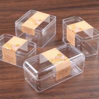 China PS Disposable Plastic Box Tiramisu Packaging Boxes Clear 1mm Thick Dessert Containers 200,500g Capacity for Matcha Milk Foam for sale