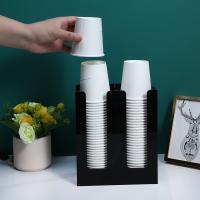 China New Cross-border Acrylic DIY Cup Holder – Disposable Cup Organizer for Coffee & Milk Tea Shops for sale