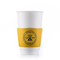 China Custom Hot Drink Coffee Cup Sleeves 150g 250g Corrugated Kraft Paper Flexo Offset Printing for sale