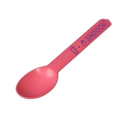 China 100% Compostable Biodegradable PLA Ice Cream Spoon 15cm 3.5g Eco Friendly Custom Logo for sale
