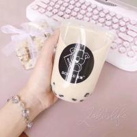 China 16oz Disposable Bubble Tea Cups Food Grade PP Plastic 500ml 90mm Diameter for sale
