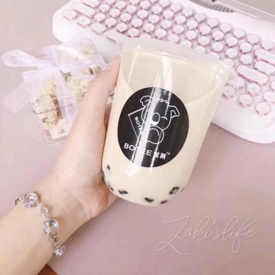 China 16oz Disposable Bubble Tea Cups Food Grade PP Plastic 500ml 90mm Diameter for sale