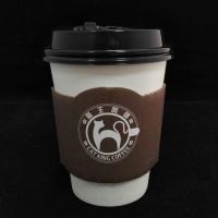 China Custom Kraft Paper Coffee Cup Sleeves 16oz Food Grade Corrugated with Logo for sale