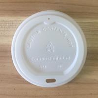 China 90mm Compostable PLA Coffee Cup Lid High Temperature Resistant 3.5g for Hot Drinks for sale