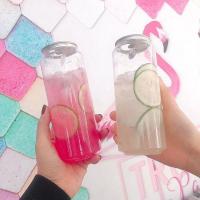 China 500ml Empty PET Plastic Juice Bottles Eco Friendly for Ice Cream Shops Restaurants for sale