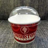 China Custom Printed Double-Sided Gelato Paper Cups 3oz to 20oz Eco Friendly Ice Cream Cups for sale