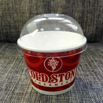 China Custom Printed Double-Sided Gelato Paper Cups 3oz to 20oz Eco Friendly Ice Cream Cups for sale