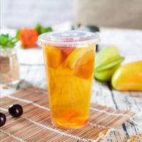 China Disposable PET Cold Drink Cups with Lids 1oz to 32oz Transparent Juice Smoothie Cups for sale