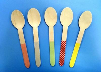 China Disposable Mini Wooden Spoon Fork Knife Set 9.6cm 11cm Biodegradable Eco Friendly for sale