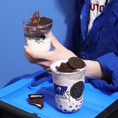 China PP Plastic Milkshake Cups 200ml 960ml Biodegradable Compostable Disposable Cold Drink Cups for sale