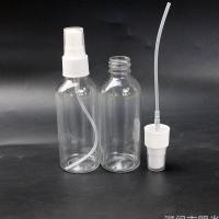 China PET Plastic Spray Bottles 30ml 50ml 100ml for Skin Care Water Cleaning for sale