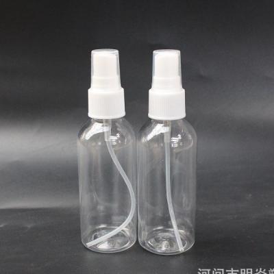 China PET Clear Plastic Mist Spray Bottle 30ml 50ml 100ml Cosmetic Packaging OEM for sale