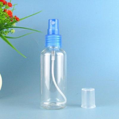 China Mini Plastic Pet Spray Bottles 30ml 60ml 100ml Small Mist Bottle for Cleaning Alcohol Gel for sale