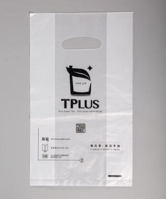 China Eco Friendly HDPE Plastic Shopping Bags Biodegradable Carry Bags 100 Pieces for sale