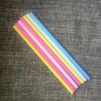 China Biodegradable PLA Bendable Paper Straws 0.6x21cm 1.1x21cm Compostable Eco Straws for sale