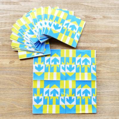 China 2 Ply Custom Printed Napkin Tissue Paper 23x23 cm 25x25 cm Virgin Pulp Food Grade for sale
