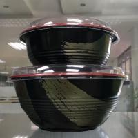 China Round Sushi Disposable Food Container with Lid 22x18x4cm Recyclable PP Plastic for sale