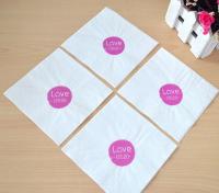 China Biodegradable 2-Ply White Facial Tissue Paper 33cm x 33cm 100 Sheets for sale