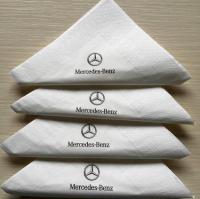 China Disposable Paper Napkins 230mm x 230mm 2ply Virgin Pulp Food Grade Restaurant Wet Napkins for sale