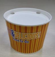 China Custom Logo Paper Chicken Bucket Take Out Containers 64 oz 85 oz Disposable Lunch Boxes for sale