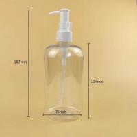 China Plastic Hand Sanitizer Bottle 250ml 500ml Washing Liquid Bottle Lightweight for sale