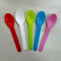 China PLA Ice Cream Spoon Fork Knife Set 15cm Pink Biodegradable Compostable Eco Friendly Party for sale