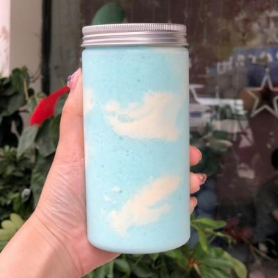 China PET Plastic Beverage Bottles 250ml 500ml Clear Glass Bottles Aluminium Screw Cap for sale