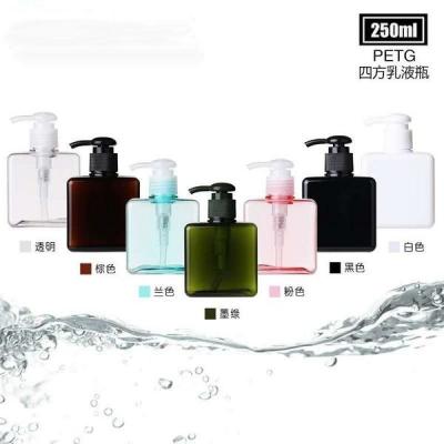 China PET Plastic Beverage Bottles / Empty Hand Sanitizer Bottle With Pumps For Cleaning for sale