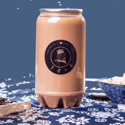 China Customized PET Coffee Juice 350ml Plastic Beverage Bottles for sale