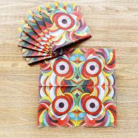 China Custom Logo 25x25cm 2 Ply White Dinner Napkins Virgin Wood Pulp 16-18gsm for sale