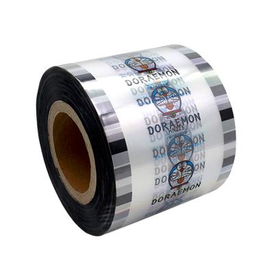 China 13cm Food Grade PP Laminated Cup Sealing Films Custom Printed Roll 1000pcs for sale