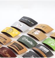 China Disposable 16oz Thickened Paper Coffee Cup Sleeves with Custom ODM OEM Options for sale