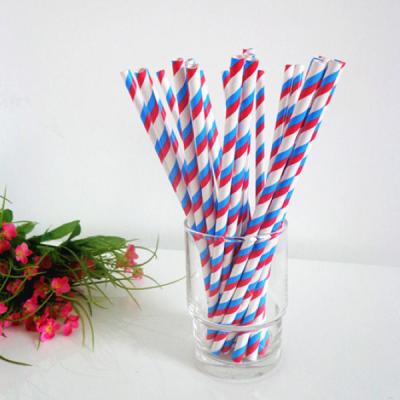 China 1.2x230mm Eco Friendly Paper Straws for Bubble Tea Food Grade Customizable for sale