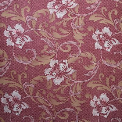 China Crimson Soft 70gsm Polyester Warp Knit Fabric Tricot Printing for sale