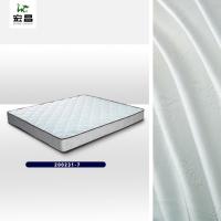 China Pure White 200g 100% Polyester Knitted Mattress Fabric Shrink Resistant for sale