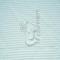 China Pure White TUV 180gsm Mattress Ticking Fabric 100 Polyester Interlock Fabric for sale