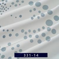 China Customized 220g Blue White Knitted Mattress Fabric Smooth Feeling for sale