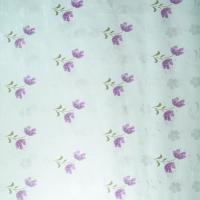 China TUV mattress protector 70gsm Brushed Polyester Fabric Purple Pattern Design for sale